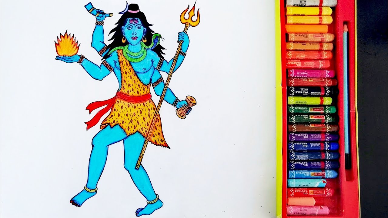 How to Draw Natraj Lord Shiva | Shivratri Special Drawing | Painting Of ...