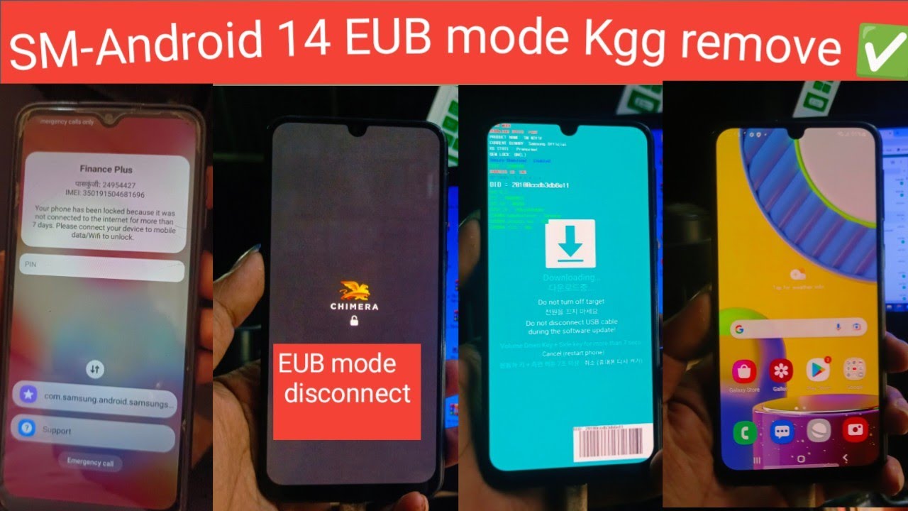 Samsung Android 14 EUB Mode FRP Hard Reset Exynos KGG MDM permanent ...