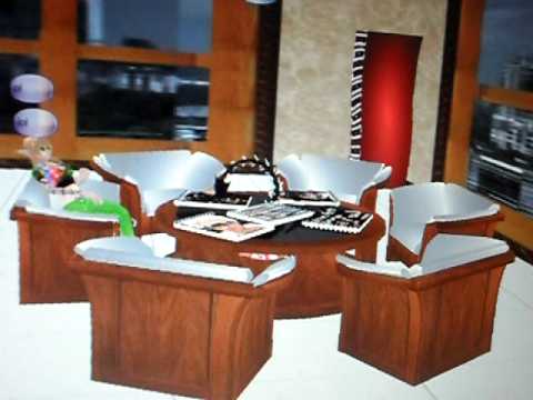 Sexii Imvu dance in a table to Shake it