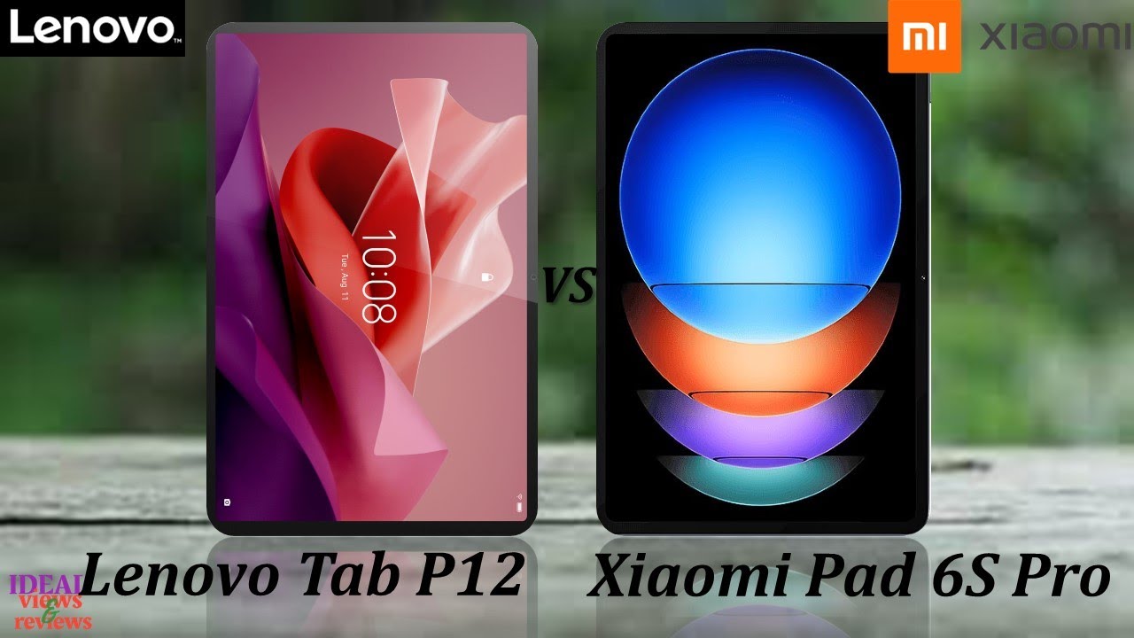 Lenovo Tab P12 vs xiaomi pad 6S Pro 12.4 - YouTube