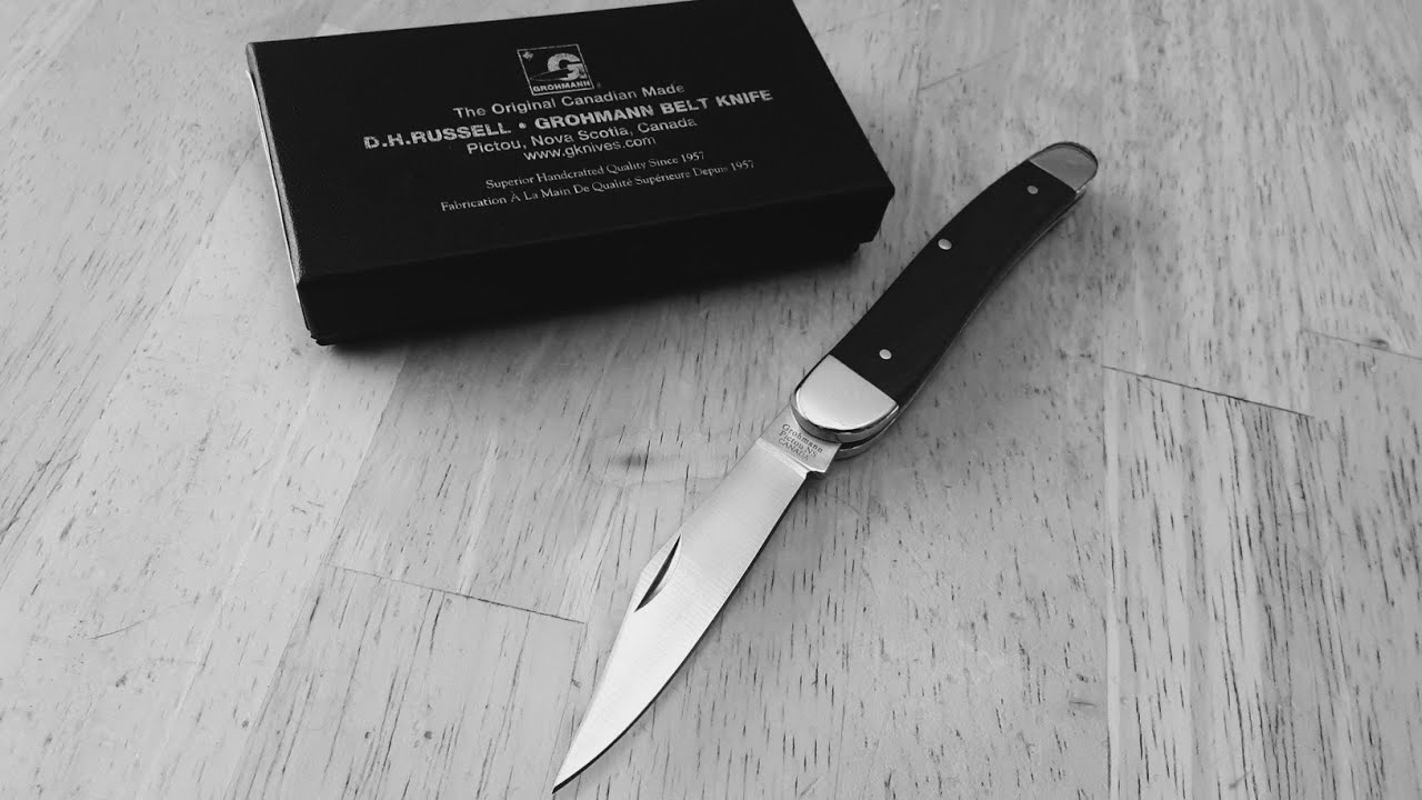 Grohmann Knives Slimline Jack. Incredible Value From Canada! - YouTube
