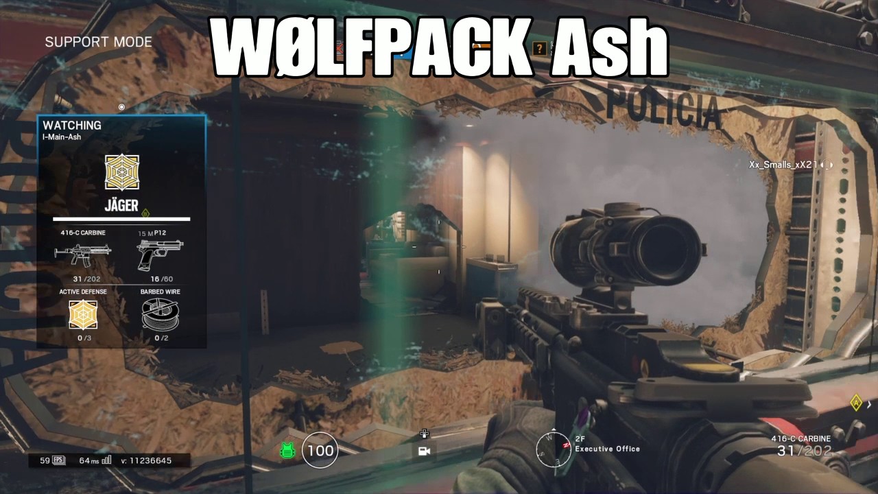 RB6 Ranked Highlights W/WØLFPACK ASH|NutE 1v5 - YouTube