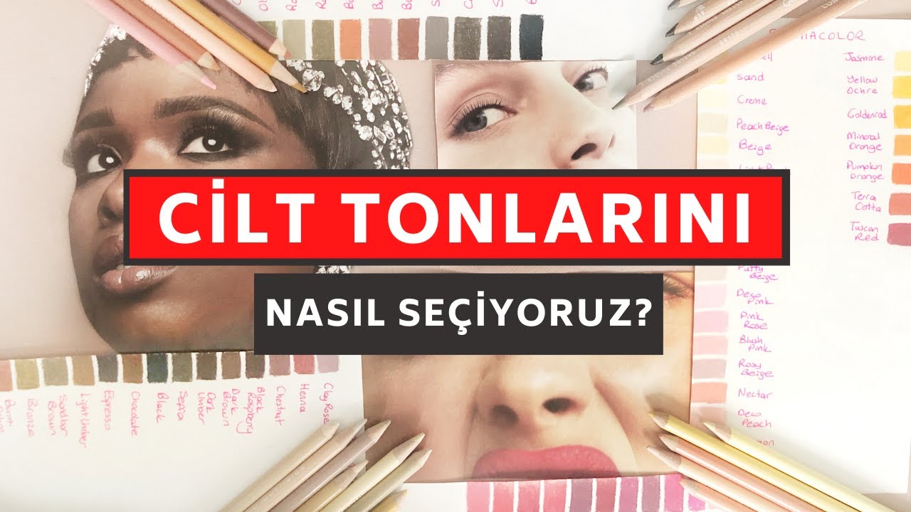 Ten Renkleri Nasıl Elde Edilir? - Kuruboya Çalışması Bölüm 1 - YouTube