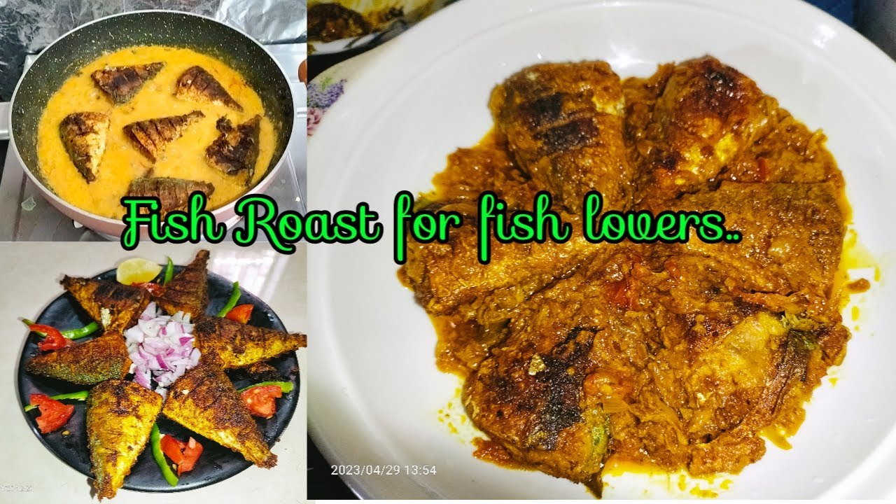 Fish Roast/spicy Fish Roast recipe for seafood lovers - YouTube