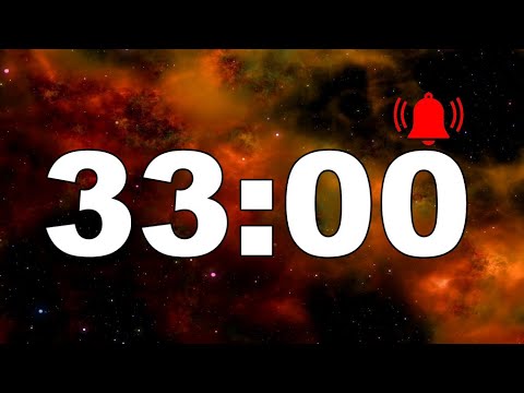 33 Minute Timer with sound alarm - COUNTDOWN - stunden timer - 33 min ...