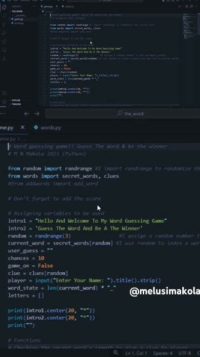 A Simply Python Basics Its Such Projects That Build Ones Confidence
