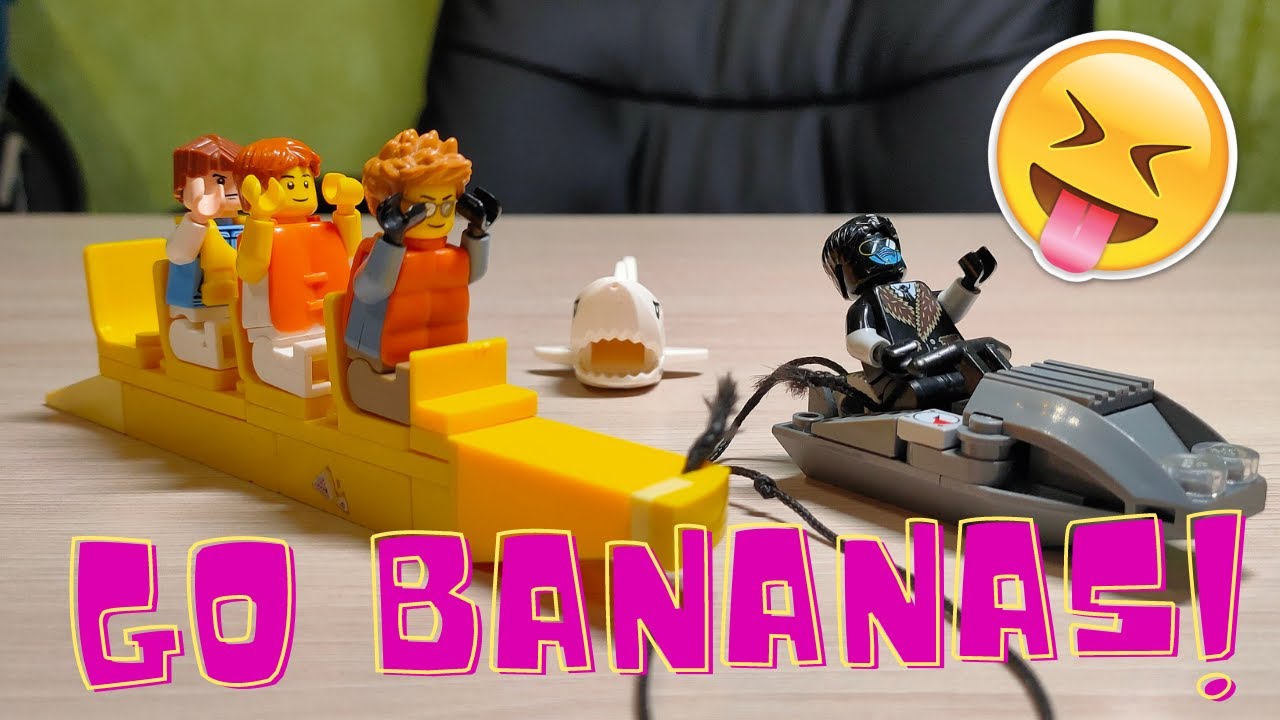 HOW TO BUILD LEGO WATER BANANA SLED AND BOAT | Mr. LEGO MAN | DIY - YouTube