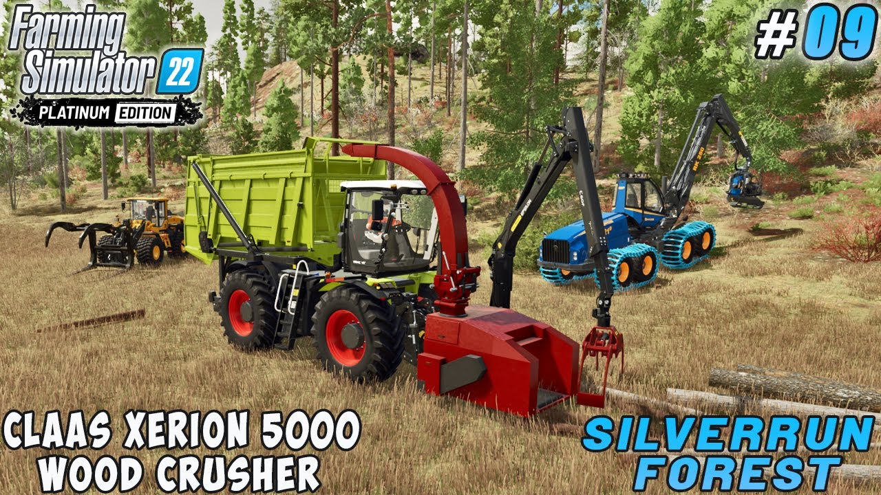 Shredding wood with the CLAAS XERION 5000 Wood Crusher | Silverrun ...