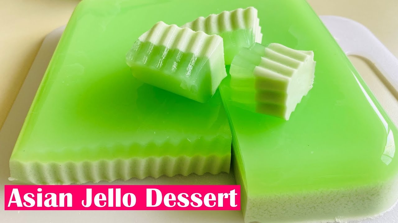 How To Make Asian Jello Dessert - YouTube