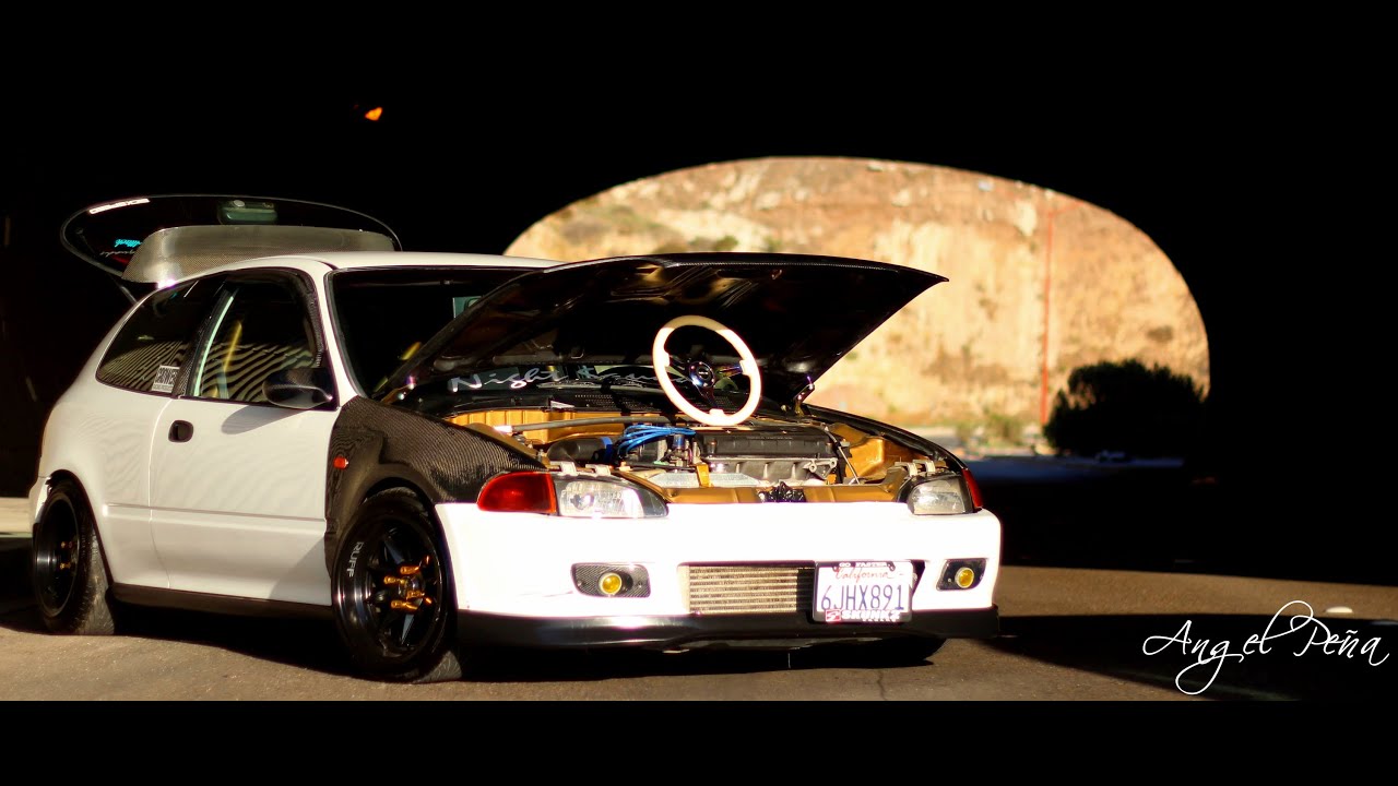 EG6 TURBO HATCHBACK CIVIC HONDA NIGHT SQUAD - YouTube