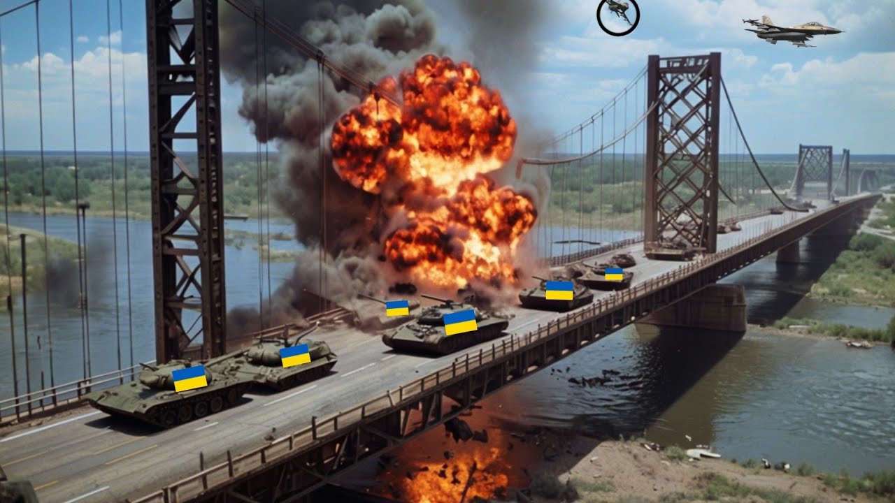 A huge explosion occurred on the bridge! Dozens of nuclear transport ...