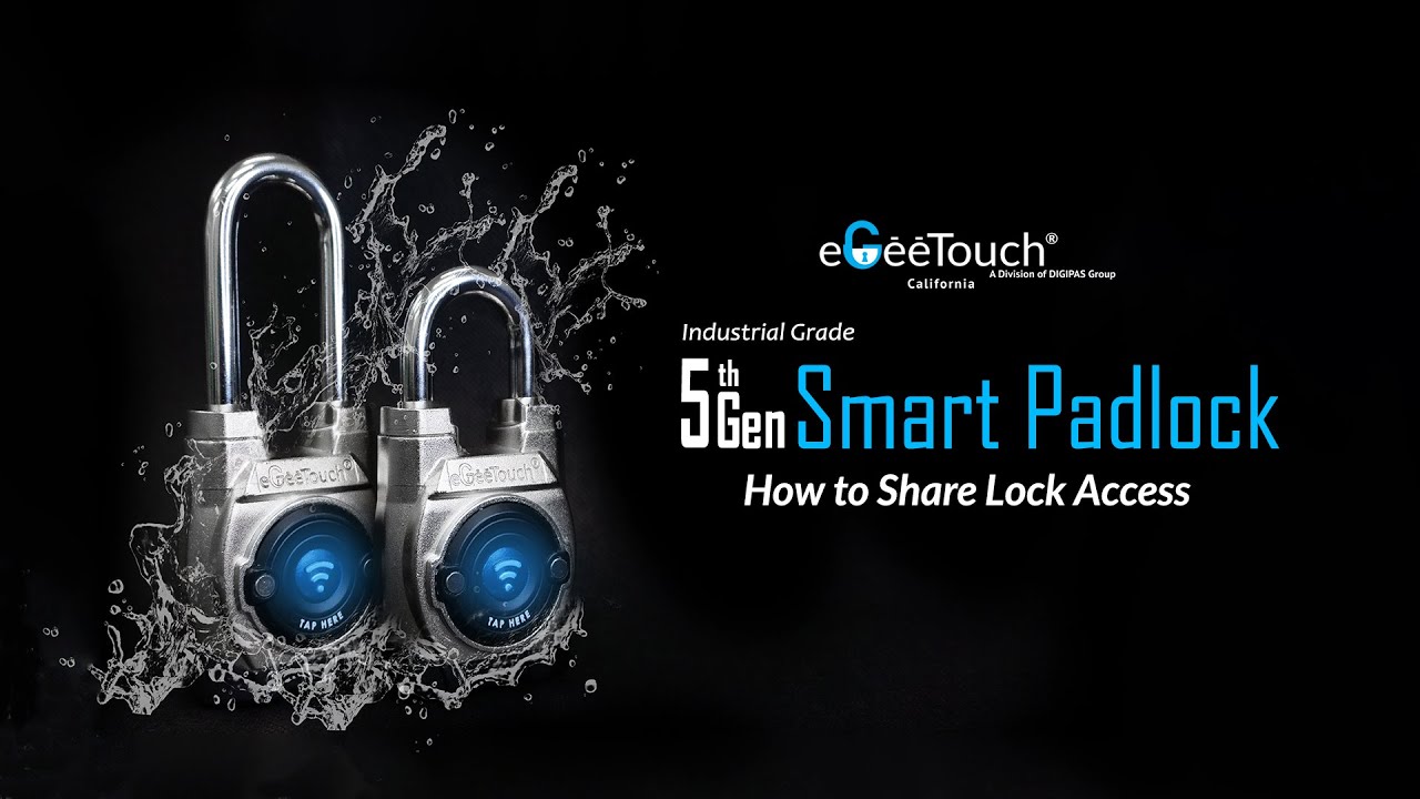 eGeeTouch - How to Share Lock Access - YouTube