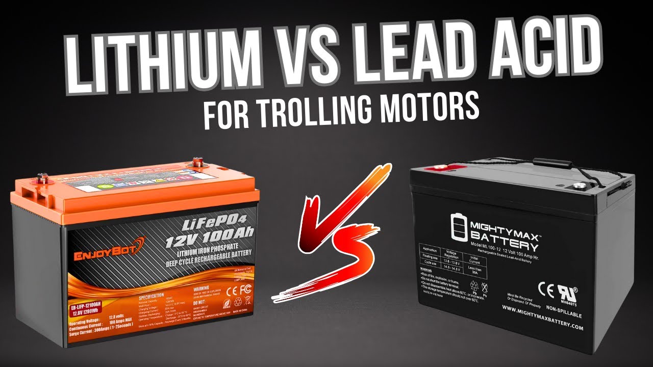 Lithium VS. Lead Acid Batteries for Trolling Motors *** - YouTube