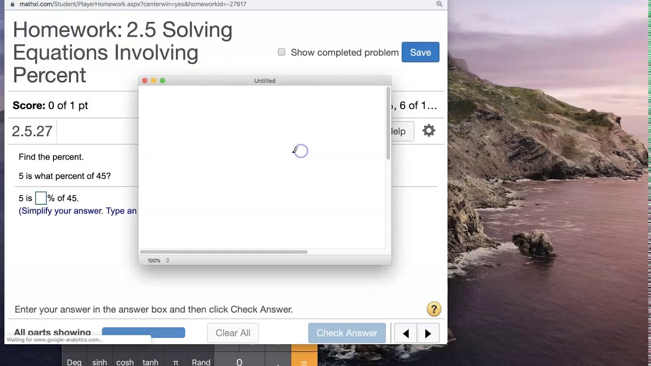 Algebra 1 - Section 2.5 - Solving Equations Involving Percent - YouTube