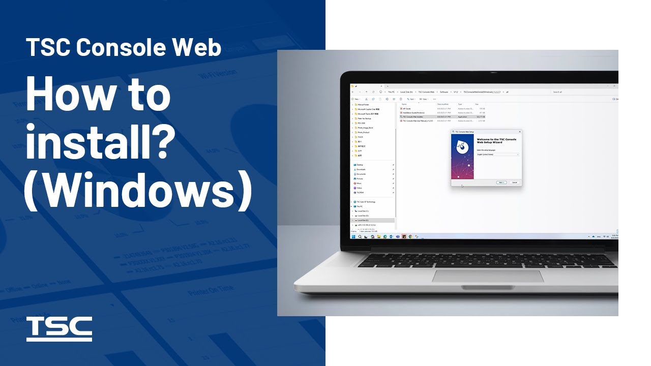 How to Install TSC Console Web v1.2 (Windows OS) - YouTube