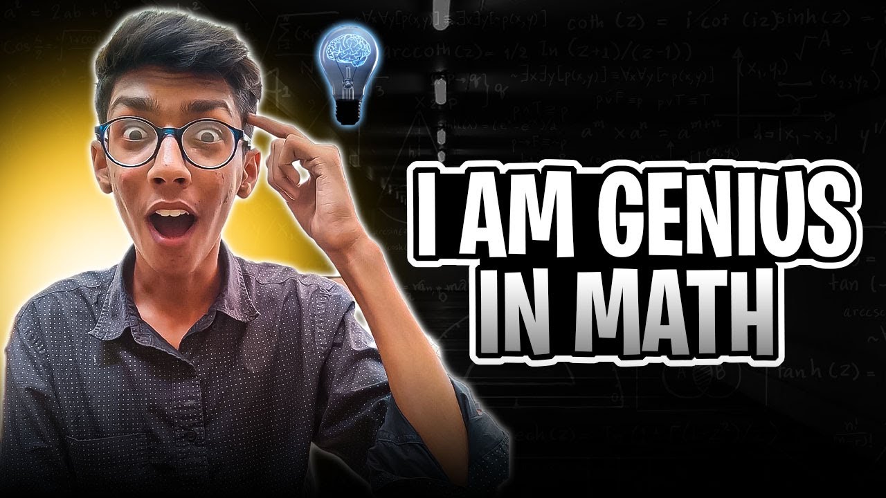 I am Genius in Maths😇 || Koi Mujhe Chellange kr sakta hai ? - YouTube