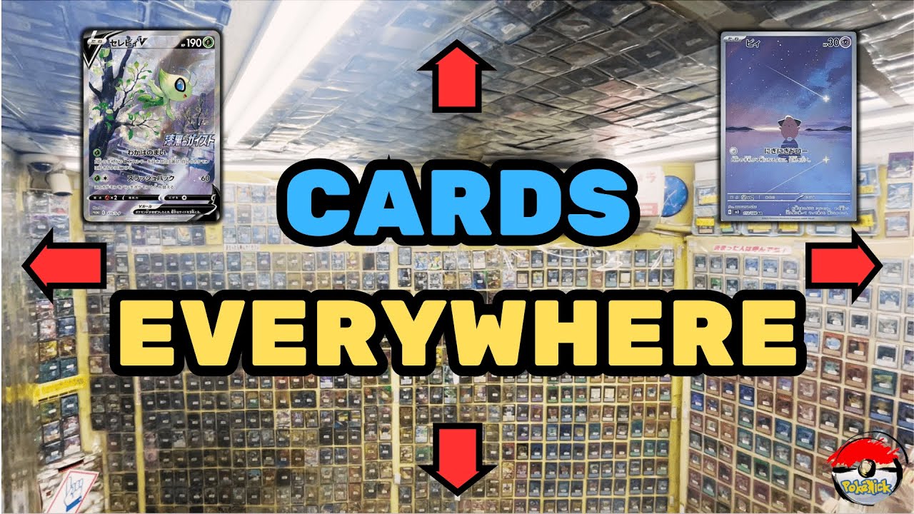 Floor to Ceiling Pokemon Card shop! - YouTube