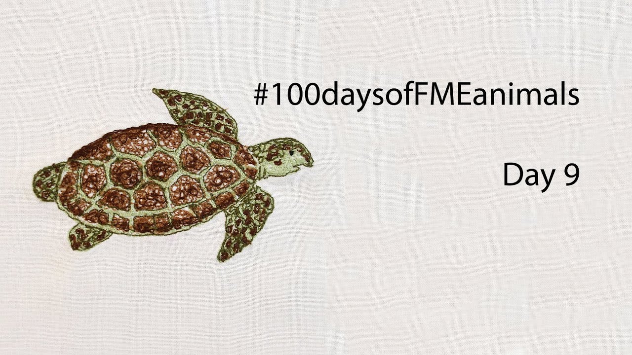 The Hundred Day Project 2020: Day 9 - Sea Turtle - YouTube