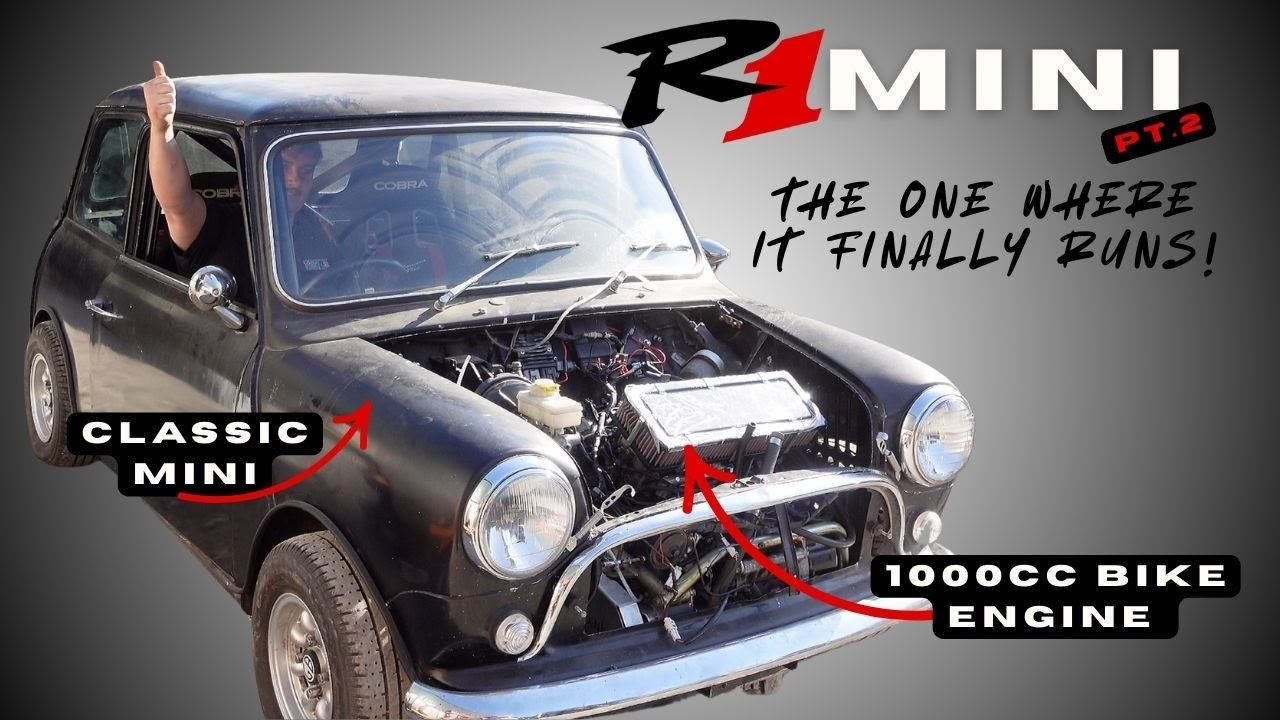 My Yamaha R1 Classic Mini Build - Part 2 - Moto Vlog 40 - YouTube