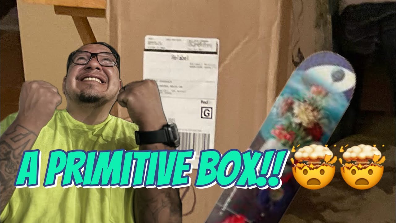 I GOT BOX FROM PRIMITIVE!! - YouTube