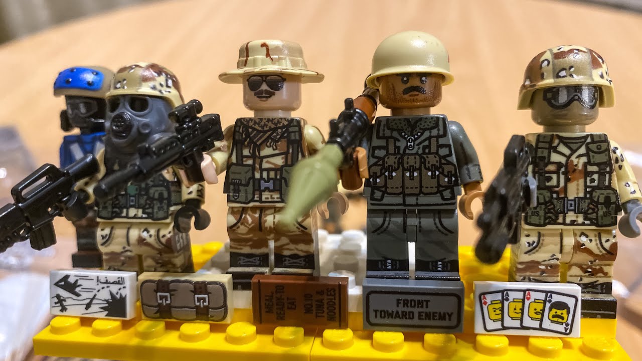 Brickmania Desert Storm Minifig haul! Brickarms Reloaded RPG & some ...