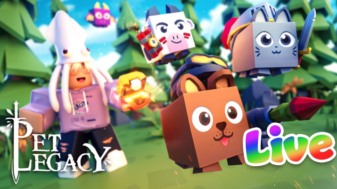 Roblox Pet Legacy 🔴LIVE🔴 Playing Mayrushart's new Game! - YouTube