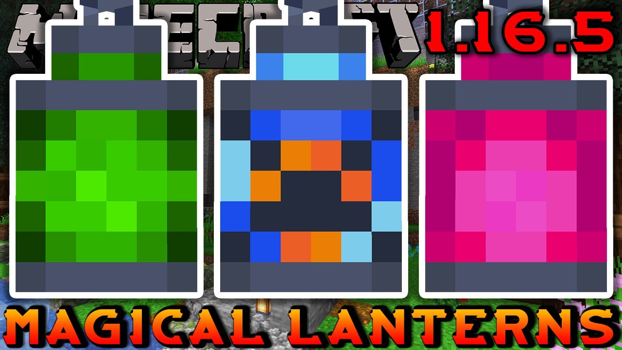 MAGICAL LANTERNS 1.16.5 !!! (Awesome Lanterns) | Minecraft Mod Showcase ...
