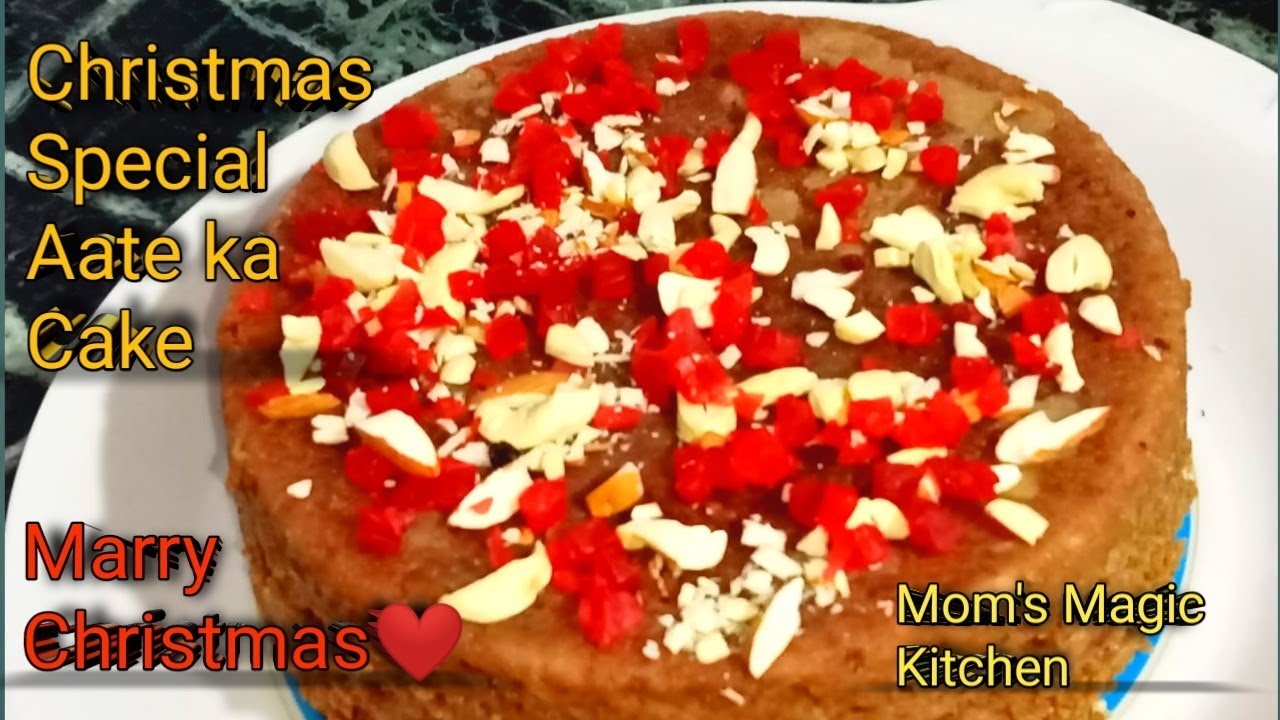 Christmas Special Aate ka Cake || How to make Aate ka cake || Easy Home ...
