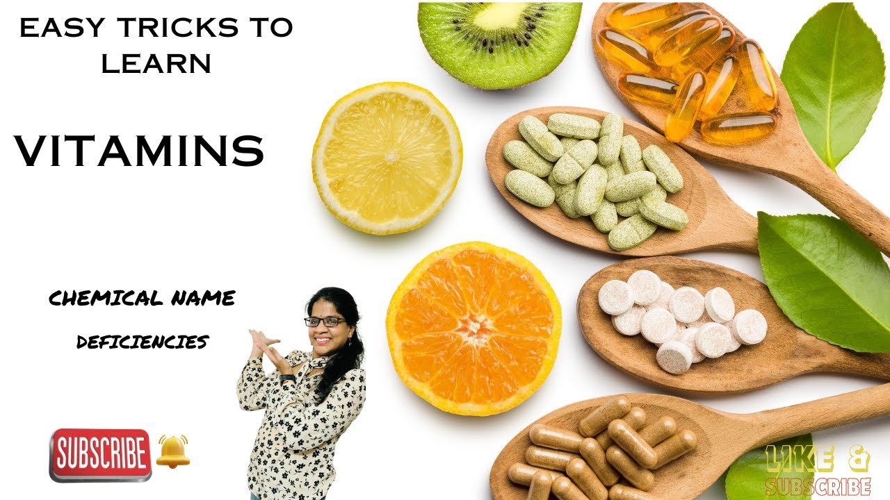 EASY TRICK TO REMEMBER VITAMINS?? || TYPES OF VITAMINS, DEFICIENCIES ...