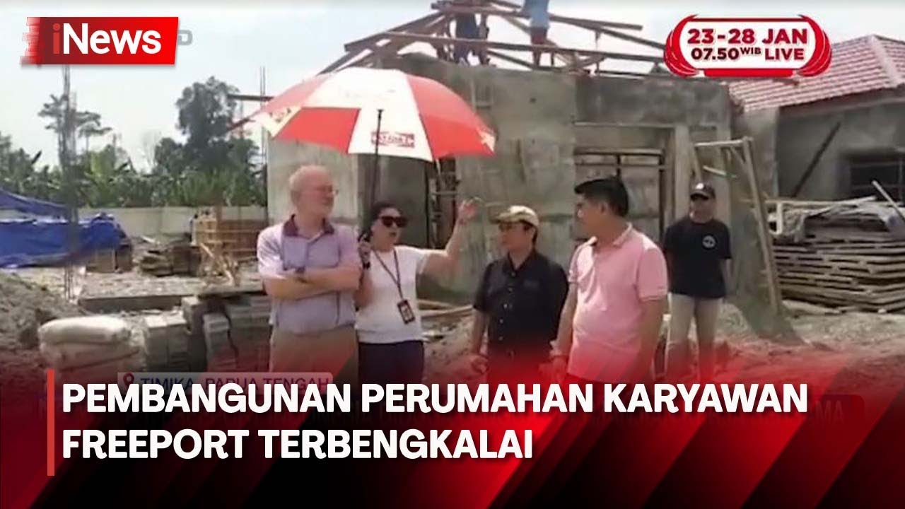 Pembangunan Perumahan Karyawan Freeport Terbengkalai - YouTube