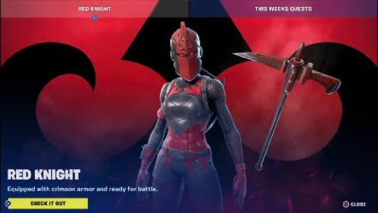 Fortnite Red Knight Skin