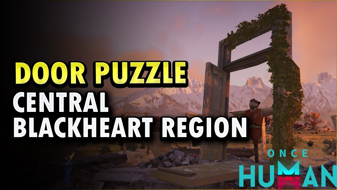 Door Puzzle Central Blackheart Region Once Human - YouTube
