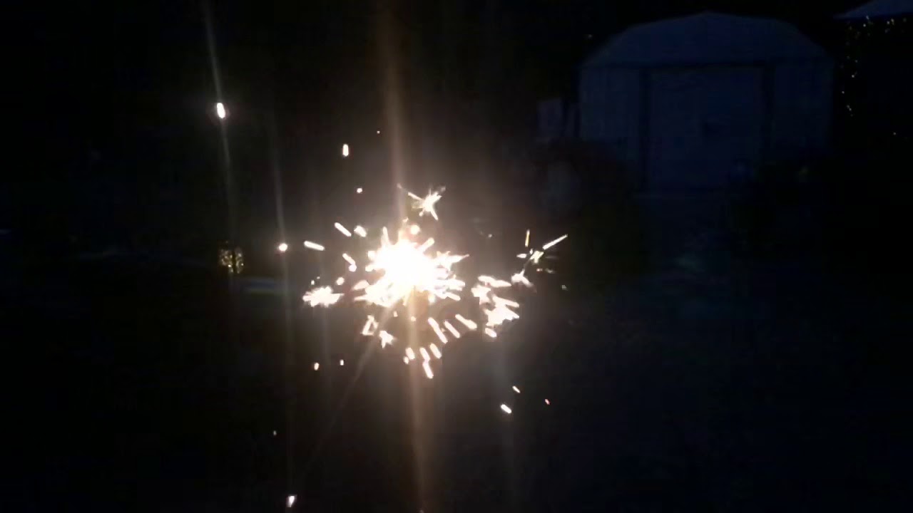 Slow Motion Sparkler - YouTube