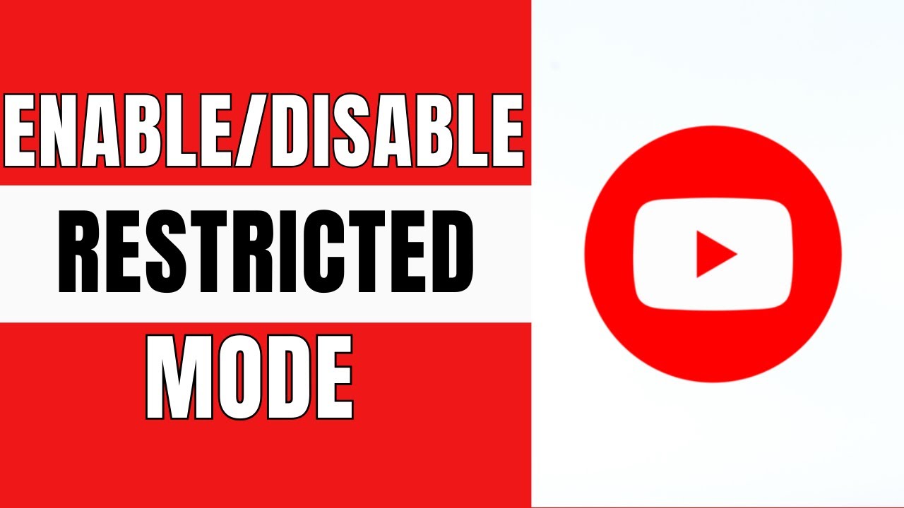 How to Enable or Disable Restricted Mode on YouTube | Youtube Tutorial ...
