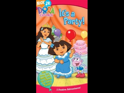 Opening to Dora the Explorer: It's a Party! 2005 VHS