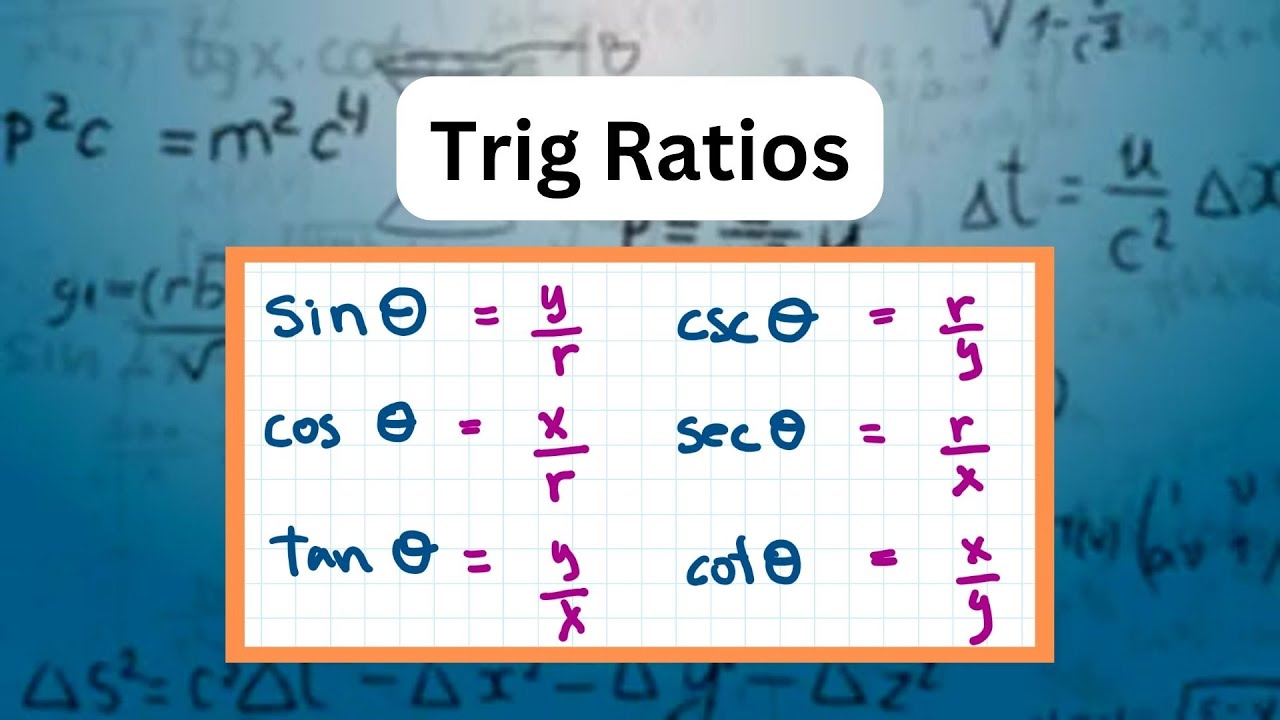 Trigonometric Ratios Explained (SOHCAHTOA, Special Triangles ,CAST Rule ...