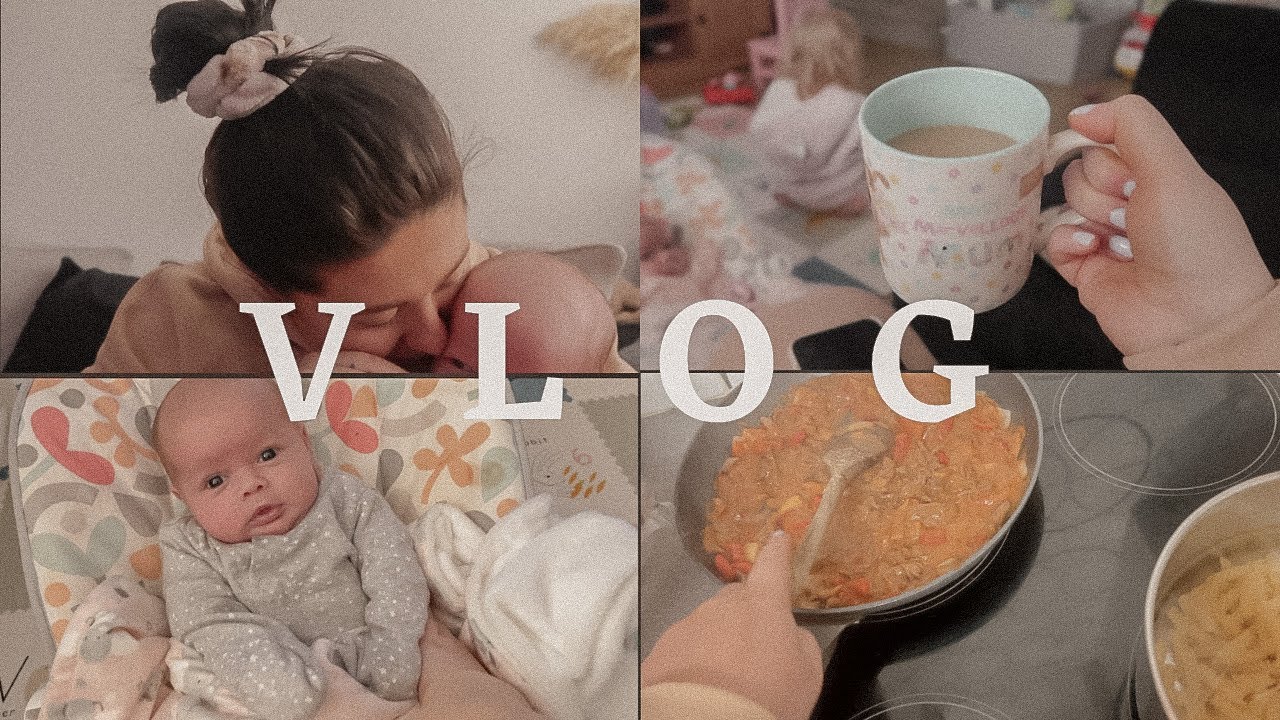 VLOG| 4 Weeks Postpartum| A Day In The Life with a new born and toddler ...