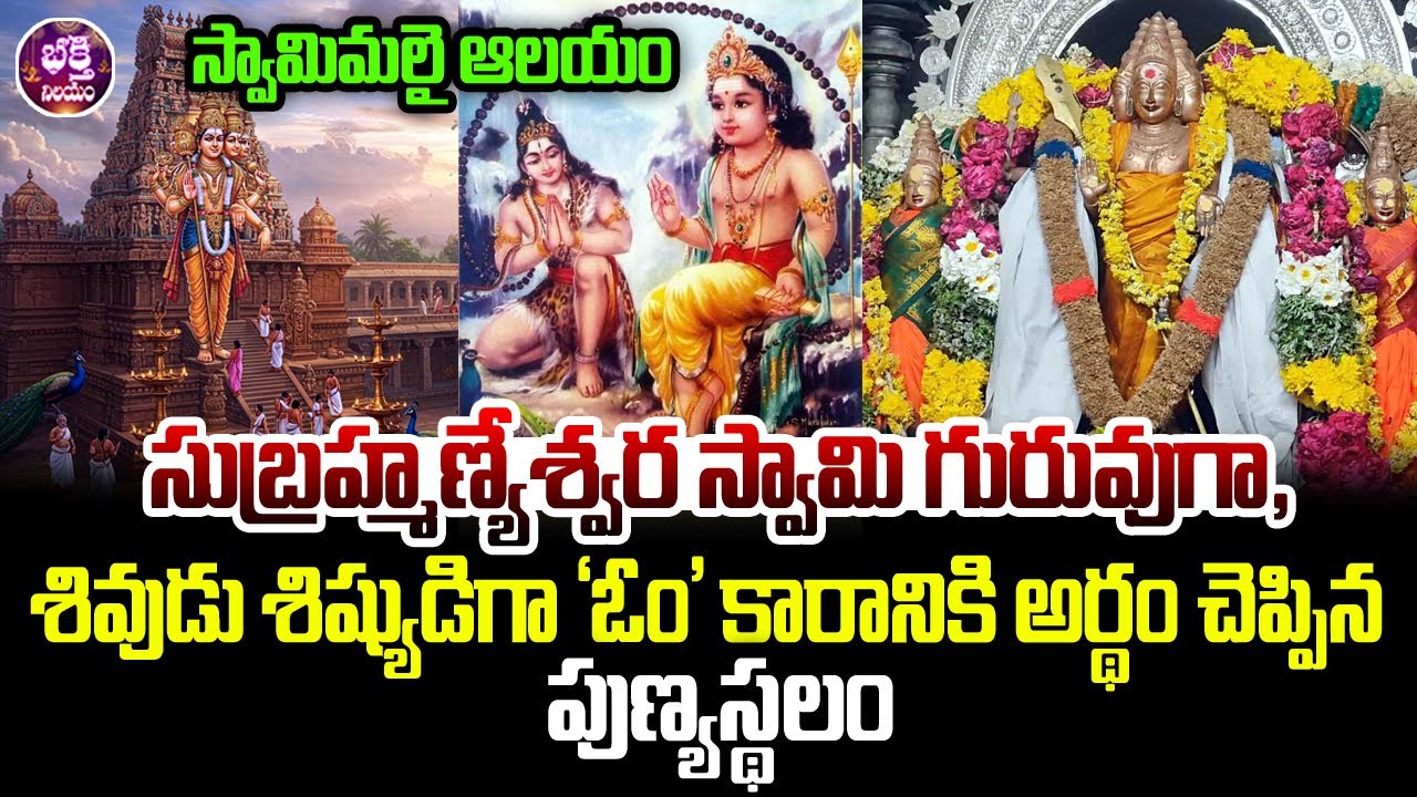 Story Of Swamimalai Swaminatha Swami Temple Tamilanadu..| Bhakthi ...