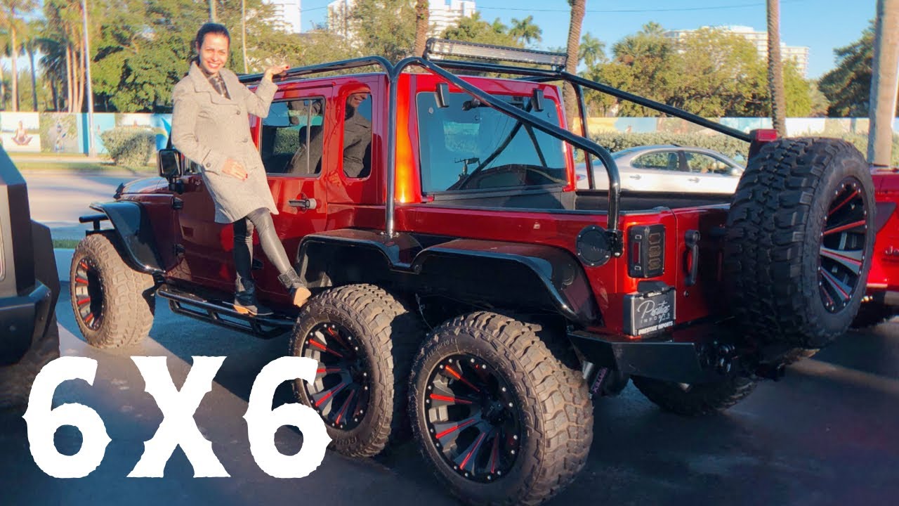 6x6 com MOTOR HELLCAT: Jeep WRANGLER Unlimited Rubicon - YouTube