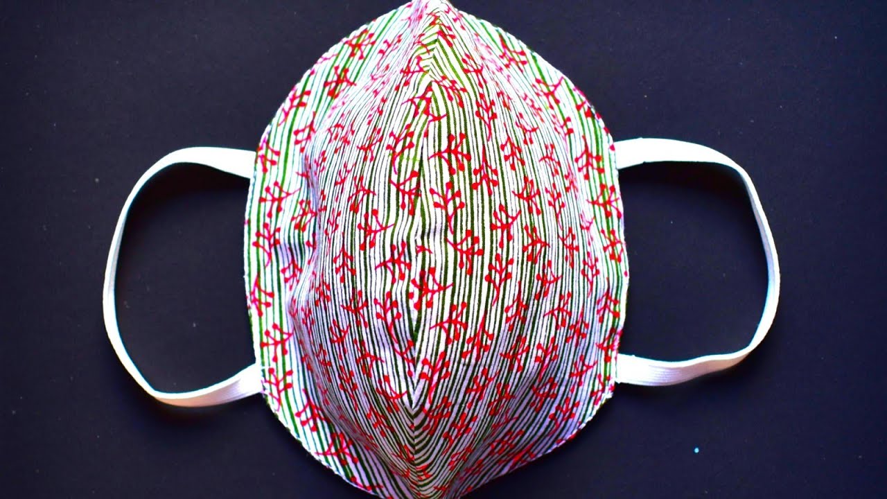 Make Fabric Face Mask With Filter Pocket At Home - Easy Face Mask ...