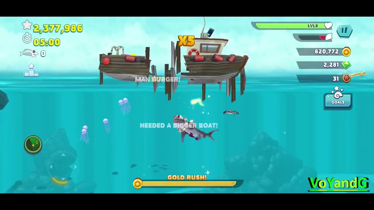 Tiger Shark 6 - Hungry Shark Evolution - VoYandG - YouTube