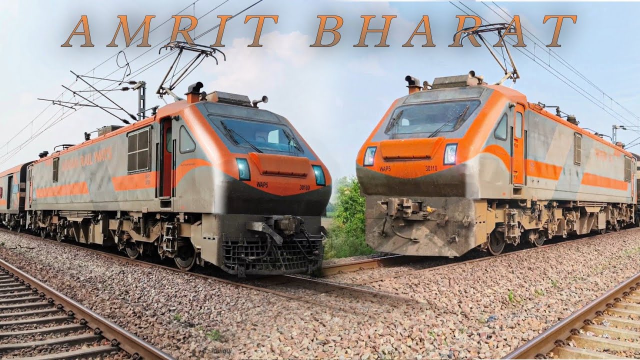 PUSH - PULL Locomotive Amrit Bharat Express | Indian Railways - YouTube