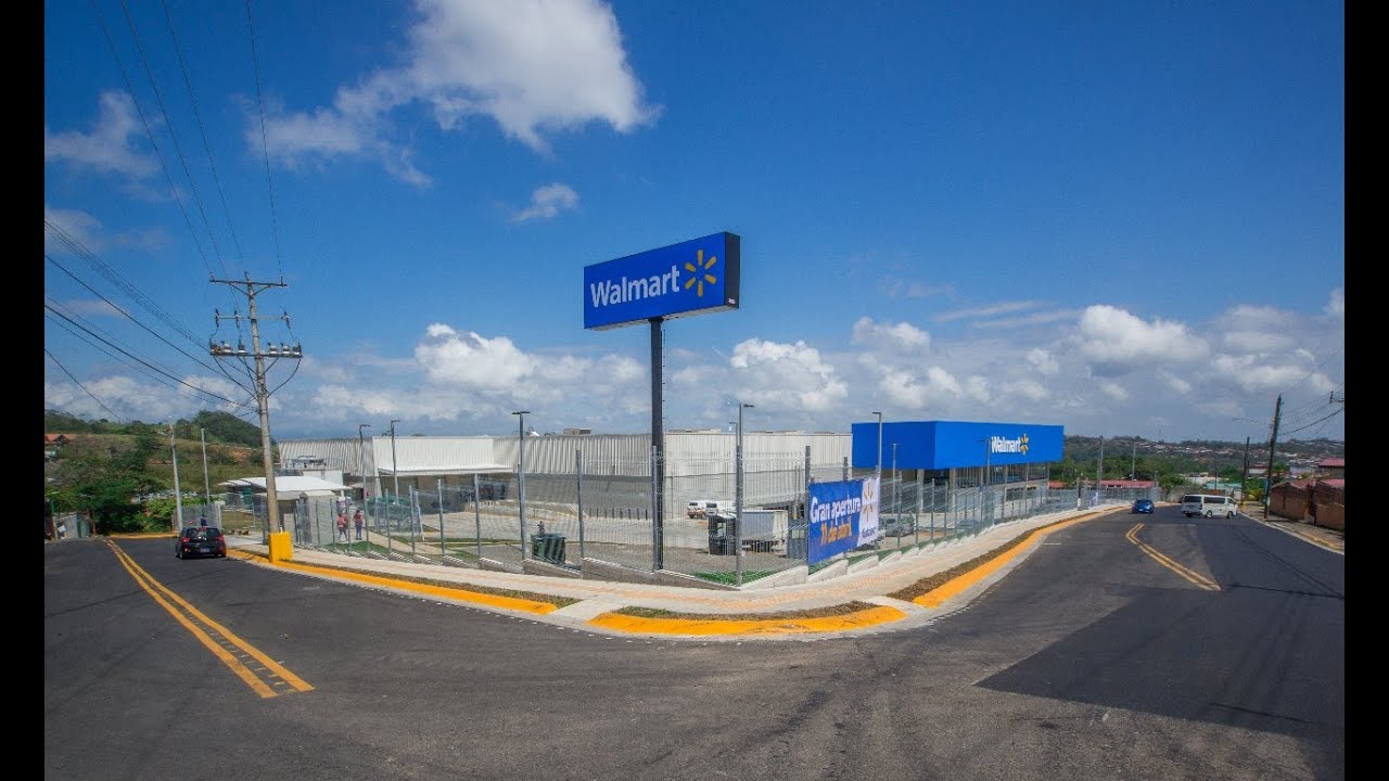 El Walmart más moderno de Costa Rica. (Inauguración San Carlos) - YouTube