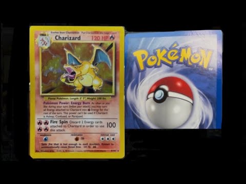 Can we fix this creased back base set Charizard Pokémon Card!! - YouTube