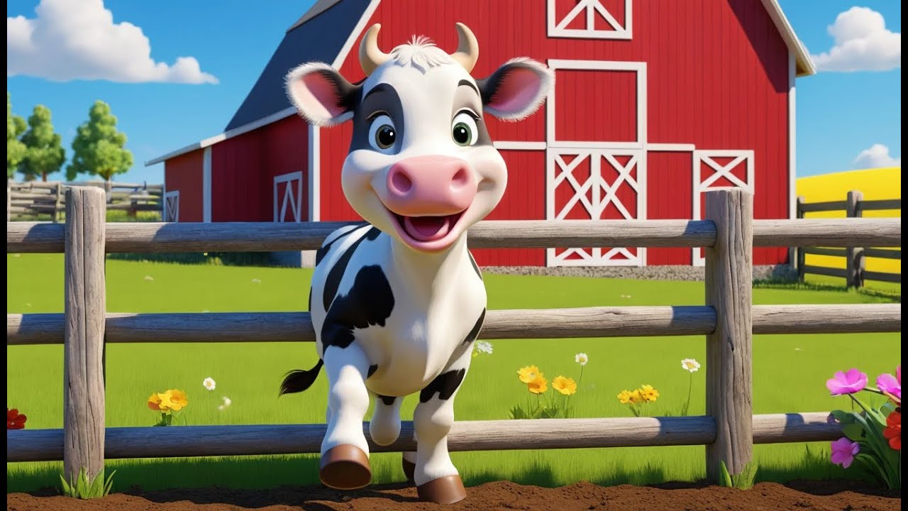 Baby Cow Say Moo Moo Moo | Fun Animal Sound Song for Kids | Mooing Baby ...