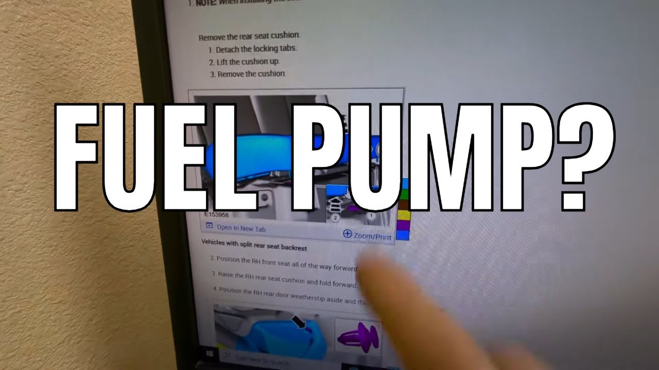 16 Ford Focus Fuel Pump Relay, Fuel Pump Fuse, and Fuel Pump Module ...