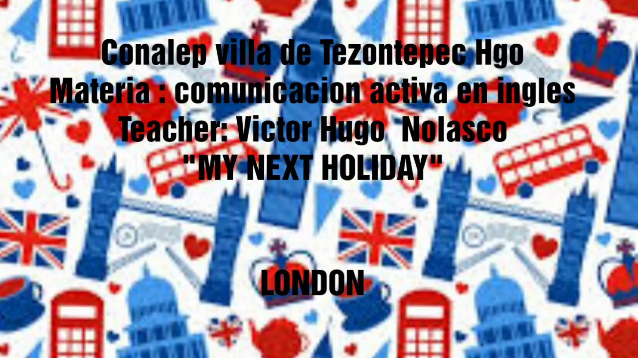 My next Holiday - YouTube