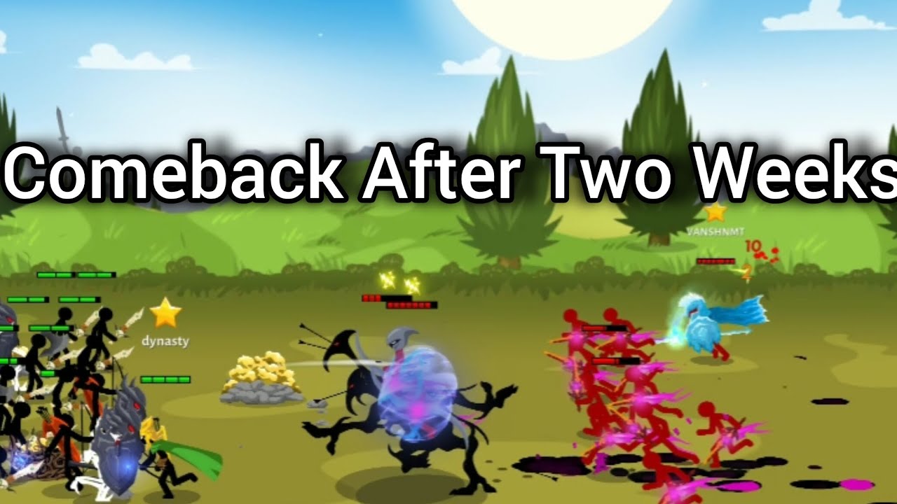 Having A Comeback After Two Weeks In Stick War 3/Saga - YouTube