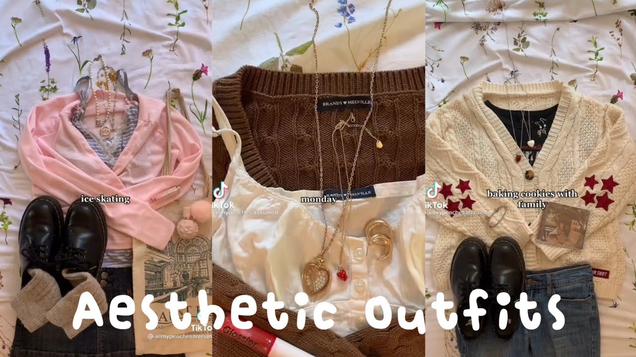 outfit inspiration for aesthetics such as coquette, old money - YouTube