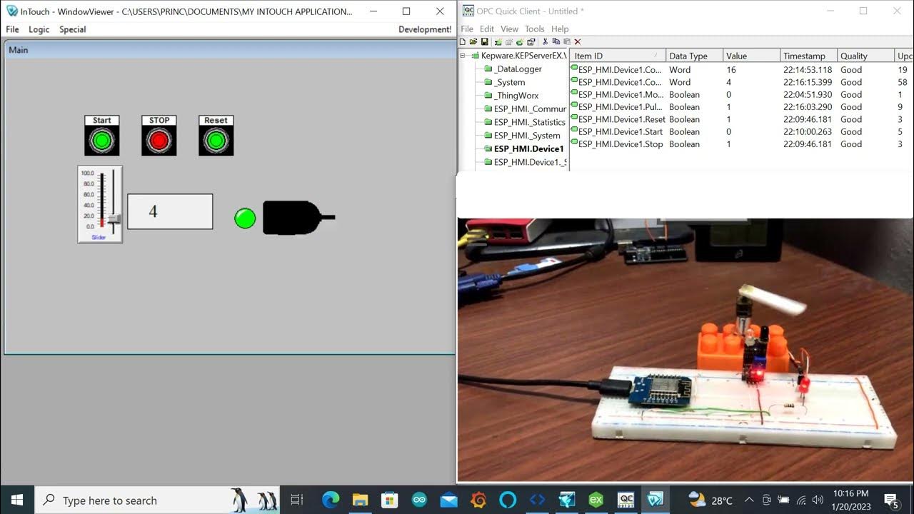 Connecting Openplc To An Hmi Intouch Scada Part 2 Youtube